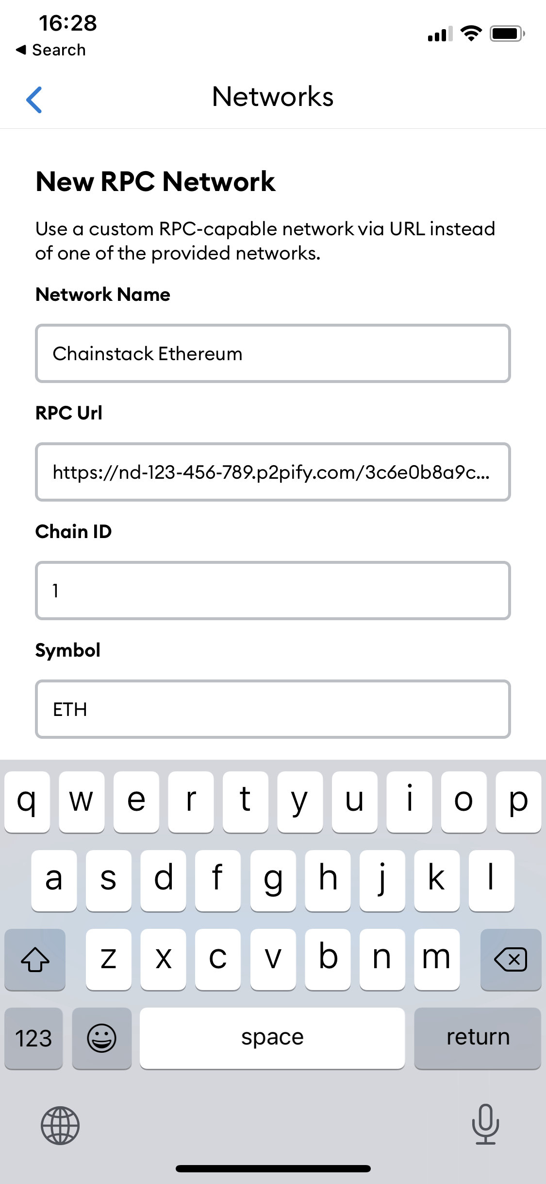 Using Metamask Mobile With Chainstack Chainstack Support